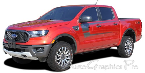 2019-2023 Ford Ranger Stripes STRIKER Body Decals Side Door Vinyl ...