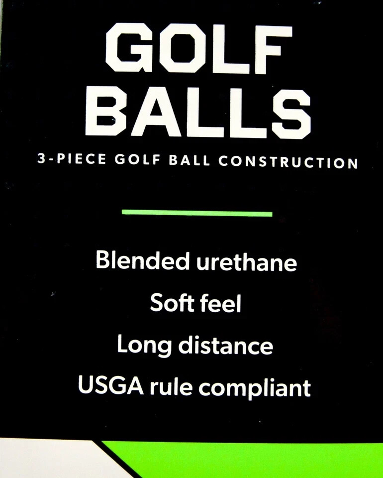 Member's Mark 3-Piece Golf Ball, Blended urethane,8 x 3-count sleeves ...