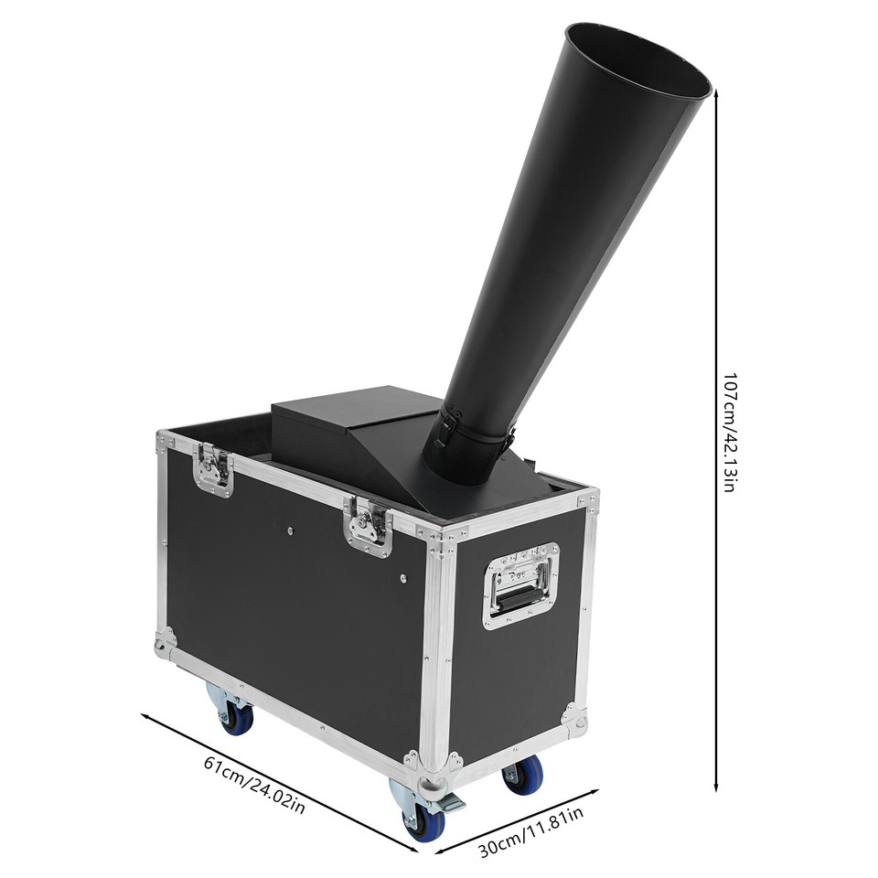 CO2 Confetti Machine with Flight Case Confetti Blaster Jet 19.68 ft New ...