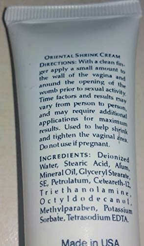 ONE 1 OZ. TUBES OF ORIENTAL SHRINK CREAM CREAM | eBay