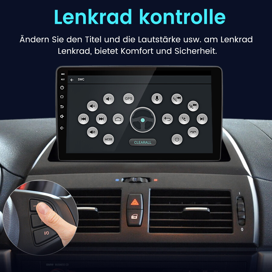 Für BMW X3 E83 2004-2012 Android 13 Autoradio GPS Nav 4G WIFI BT FM ...
