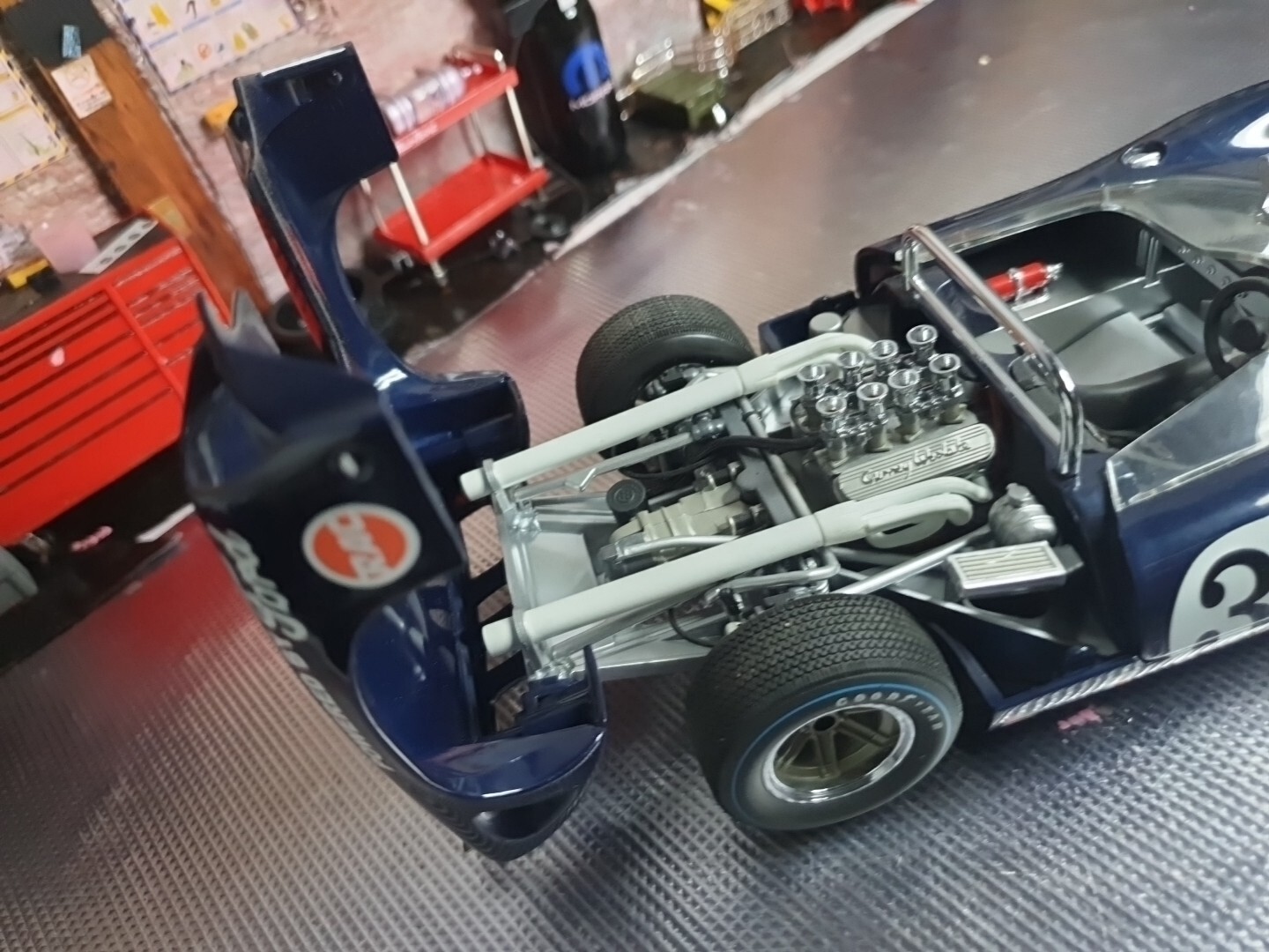 GMP MODELS- 1967 LOLA T70 MK3B RACE CAR - DAN GURNEY - 1:18 SCALE MODEL ...