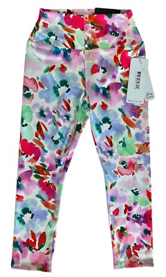 RBX Women’s Peached Tech Flex Capri Length Colorful Compression ...