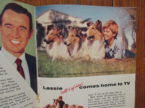 March 5-1954 TV Guide(JEFF'S COLLIE/LASSIE/TOMMY RETTIG/GAIL DAVIS ...