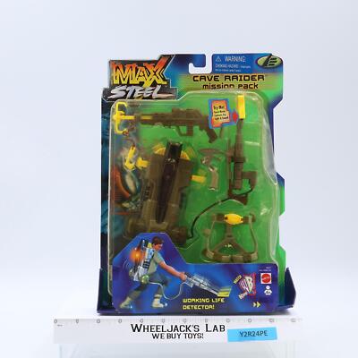 Cave Raider Mission Pack Max Steel 2000 Mattel Action Figure NEW SEALED ...