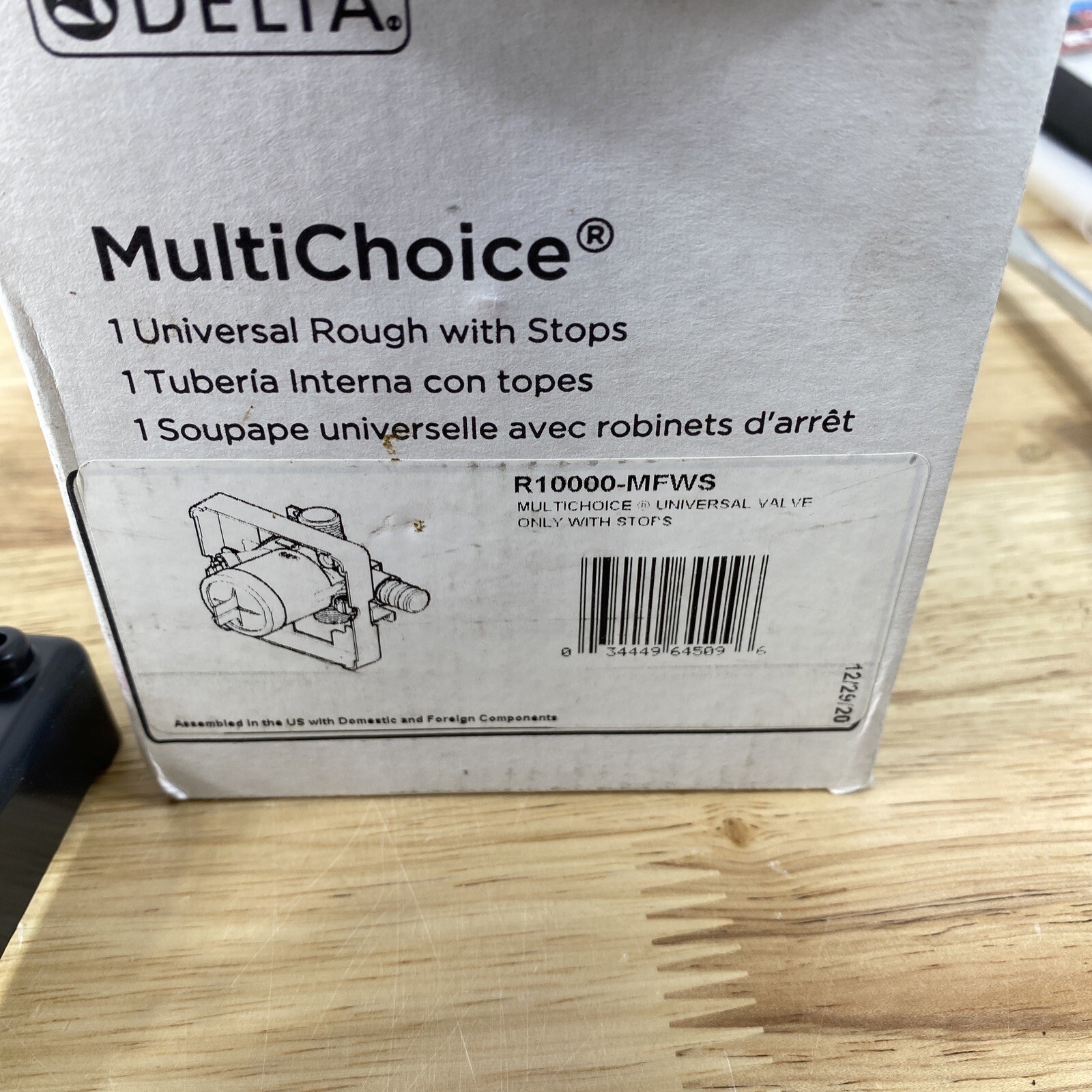 Delta MultiChoice Universal Tub Shower Rough In Kit R1000MFWS | eBay