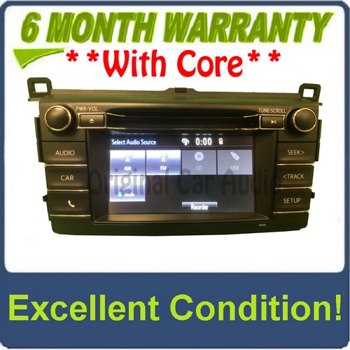 2016 - 2018 Toyota Rav4 Rav 4 OEM Touch Screen Multi Media CD Radio ...