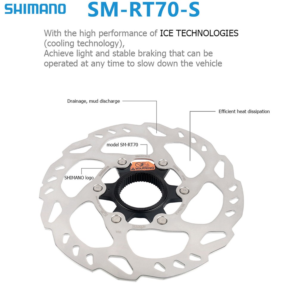 Shimano 105 SLX SM RT70 Disc Brake Rotor Center Lock Road Bike MTB ...