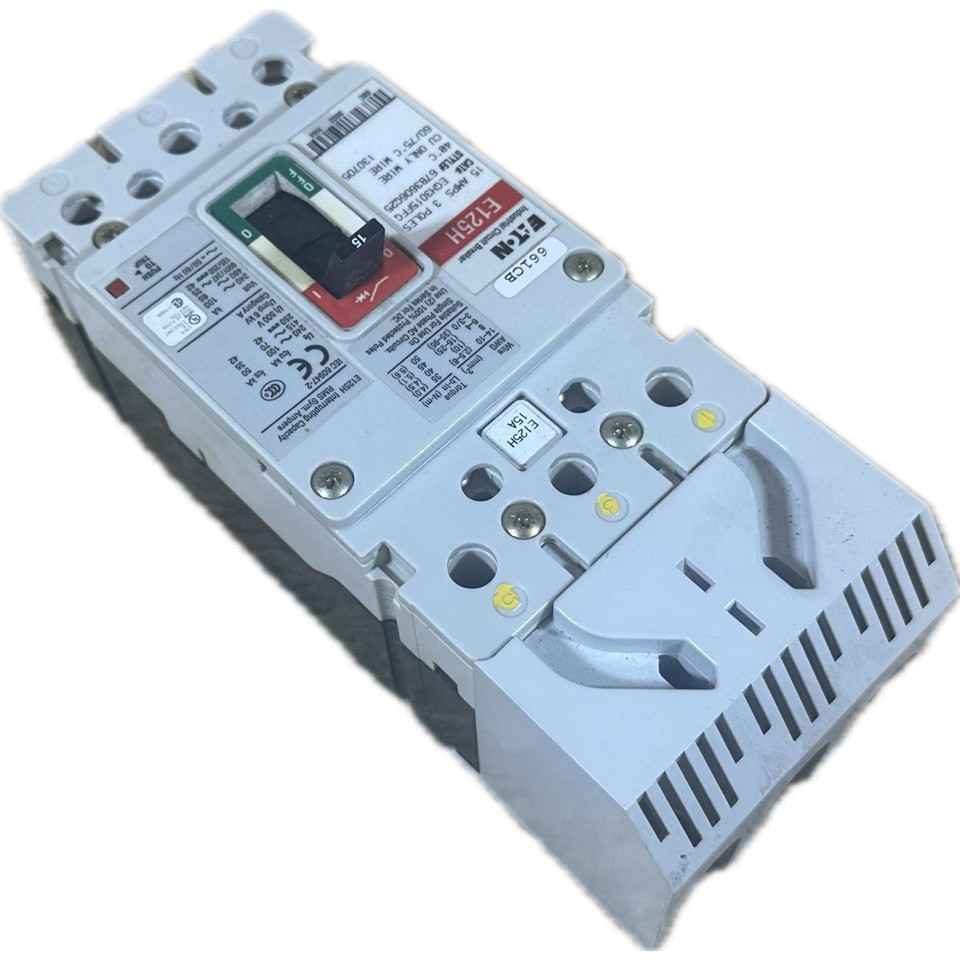 GJ60 Leistungsschalter Eaton E125H EGH3015FFG 3 polig 15A | eBay