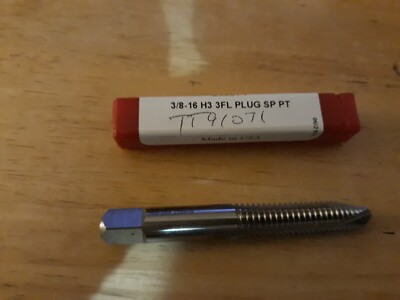 titan usa tt91071 3/8-16 H3 3FL Spiral Point Plug Tap | eBay