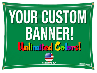 4'x 8' Personalized Banner High Quality Vinyl 4x8 | eBay