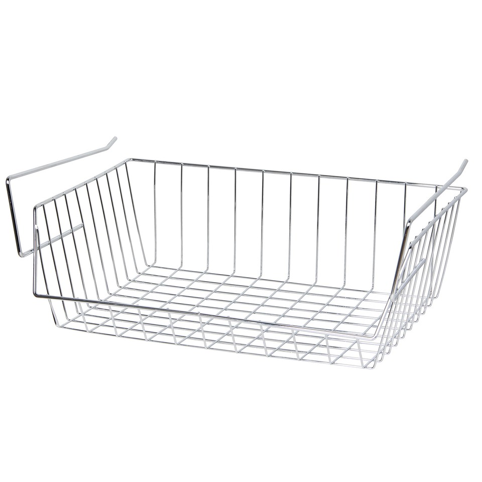 2 TIER FOLDABLE SHELF KITCHEN CABINET STORAGE STACKABLE CUPBOARD RACK ...