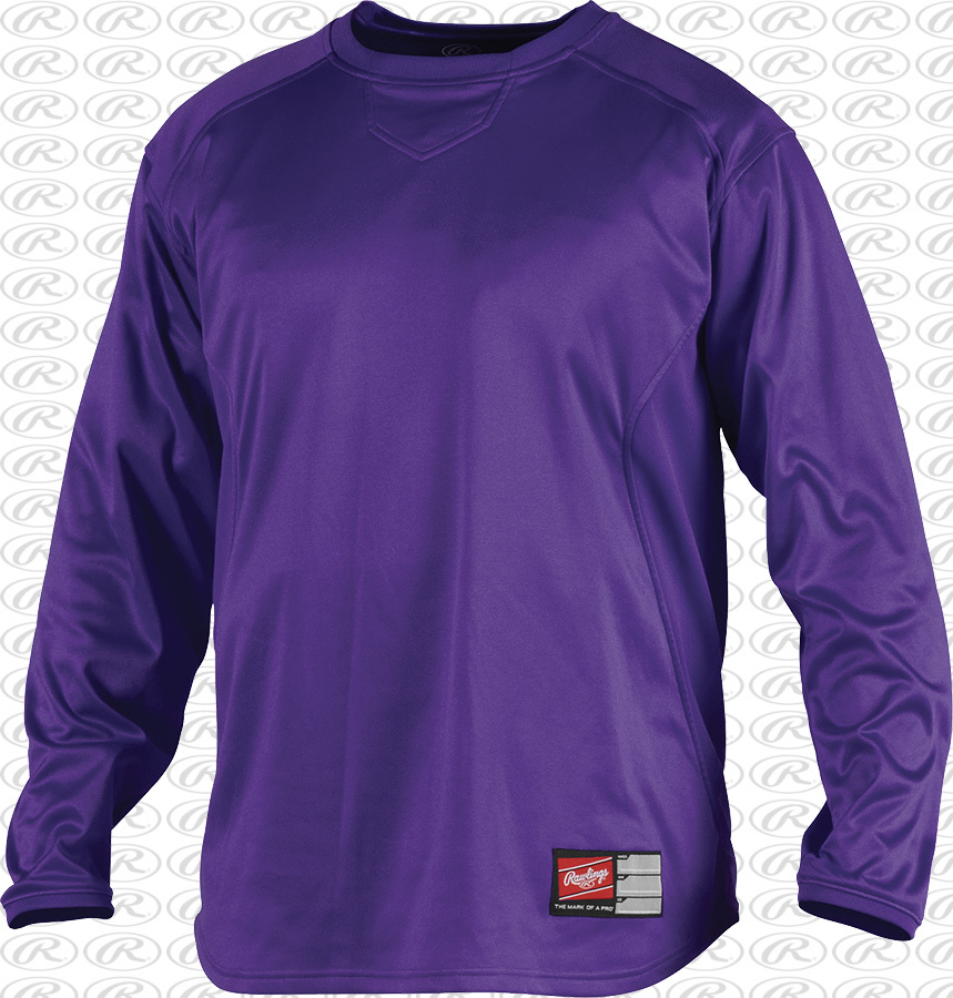 Rawlings Baseball Fleece Warm Up Pullover Youth and Adult UDFP2 ...