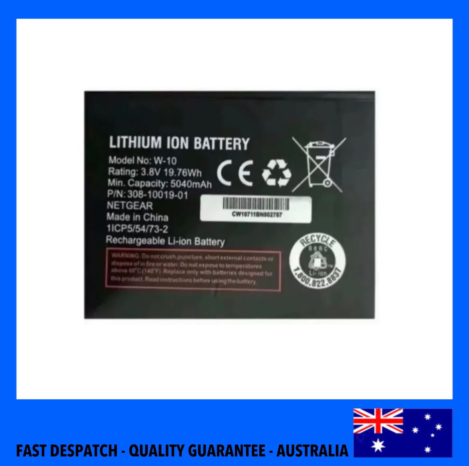 W-10A Randona Battery for Netgear W-10A Netgear NightHawk Router/Modem ...