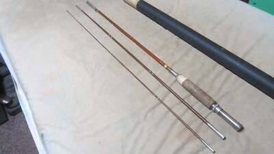 vintage montague 4-2 holloglass 3 piece fly rod | eBay