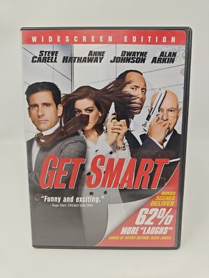 Get Smart DVD Widescreen 2008 (Anne Hathaway, Steve Carrell, The Rock ...