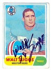 Walt Suggs autographed football card (Oilers) 1968 Topps #94 Poor ...