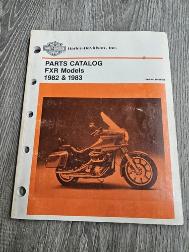 ORM Harley Davidson 1982 & 1983 FXR Models Parts Catalog Part # 99439 ...