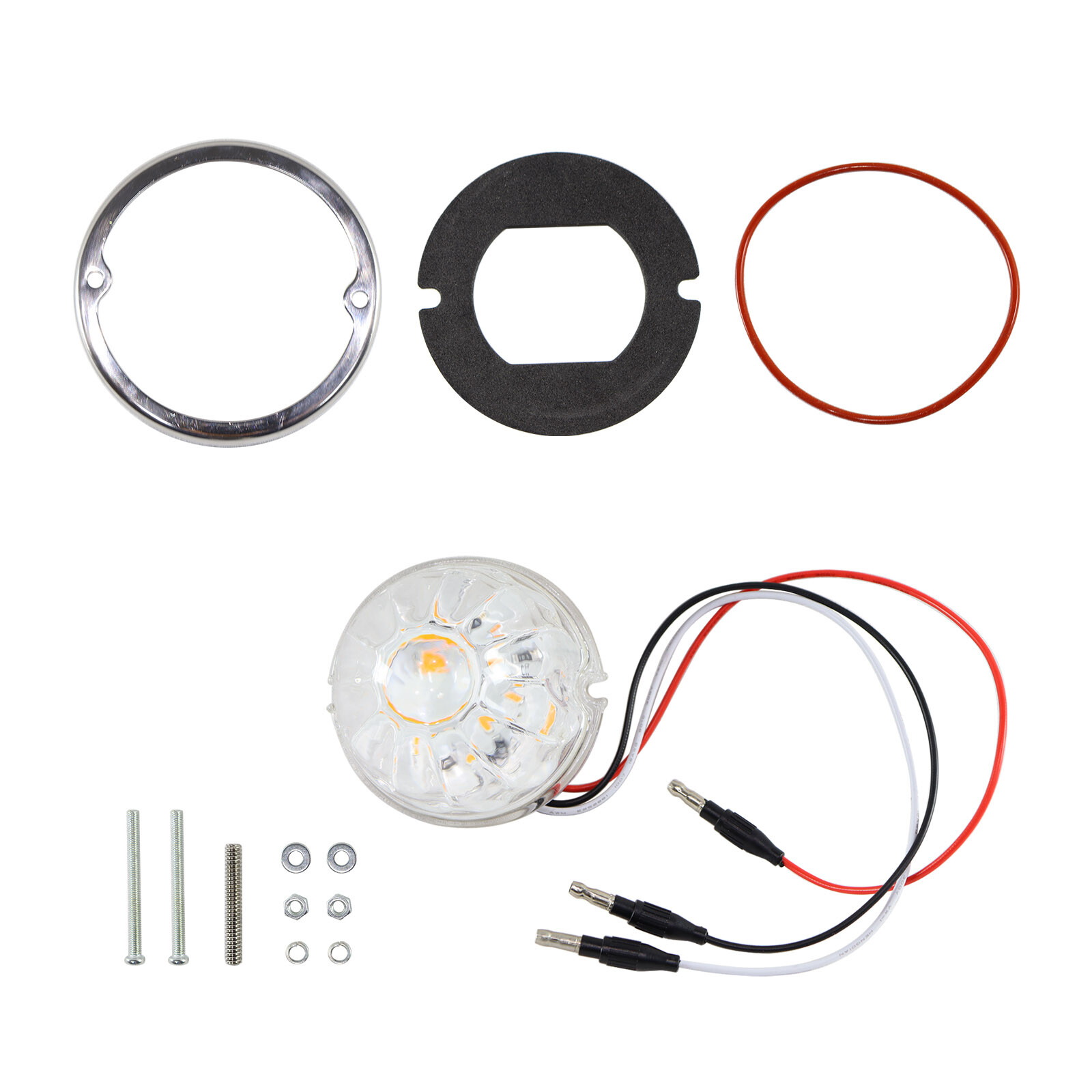 Glass Lens Amber Light LED Tech Watermelon Shape Spot Light 1 Piece ...