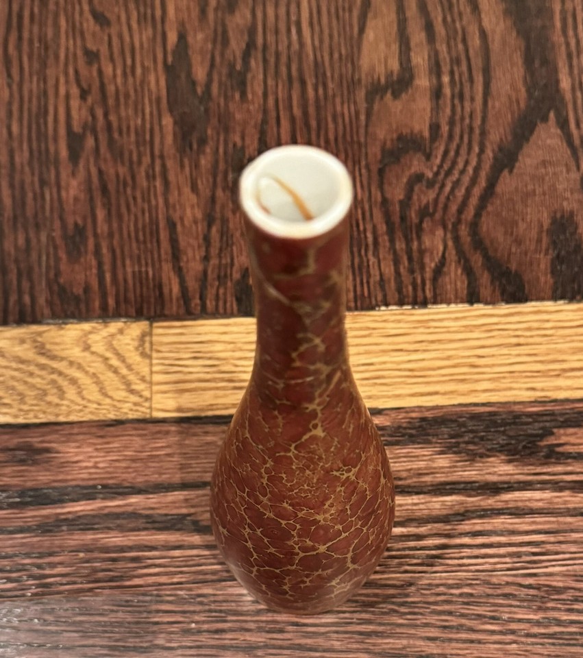 Rosenthal Studio Line 100 Jahre Handgemalt Red Gold Decor Vase | eBay