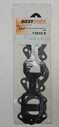 1951, 1952, 1953, 1954 Studebaker V-8 232 CID Intake and Exhaust ...