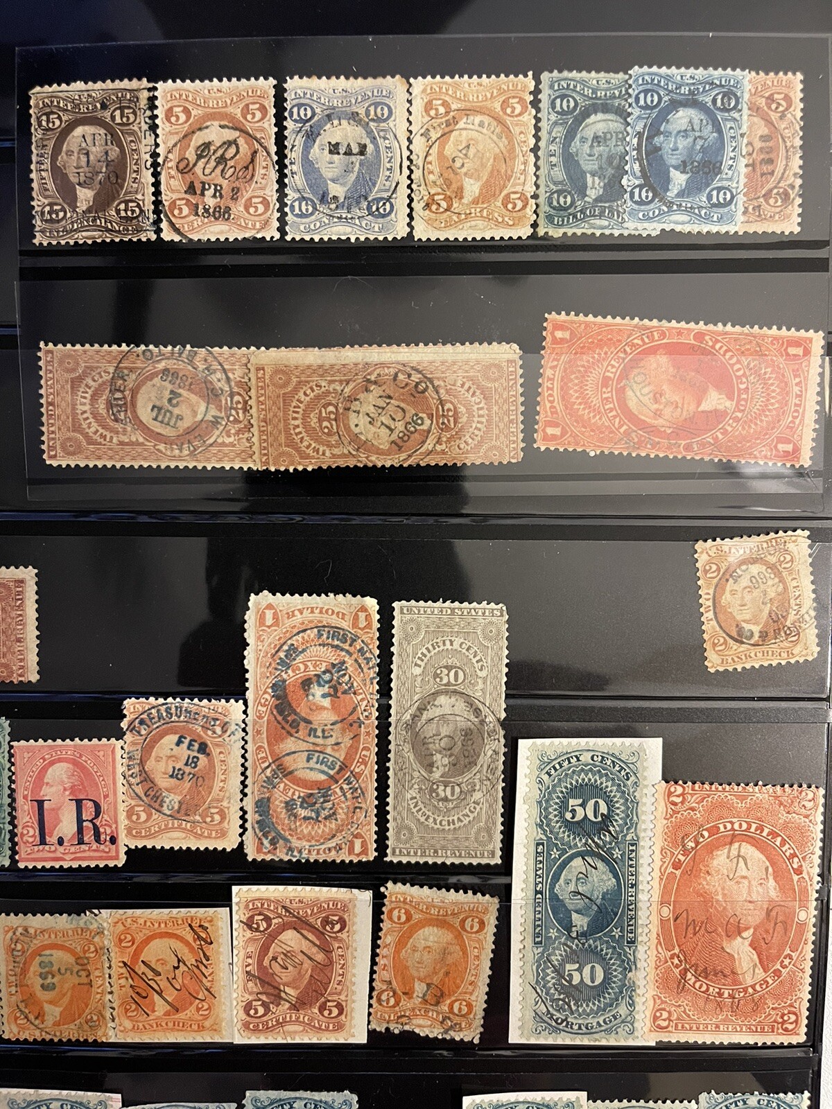 VERY RARE GEORGE WASHINGTON 1800’s STAMPS *VINTAGE* Nicely Cancelled | eBay