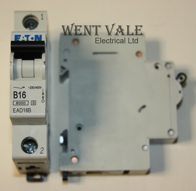 Eaton Memshield 3 - EAD16B - 16a Type B Single Pole MCB New | eBay UK
