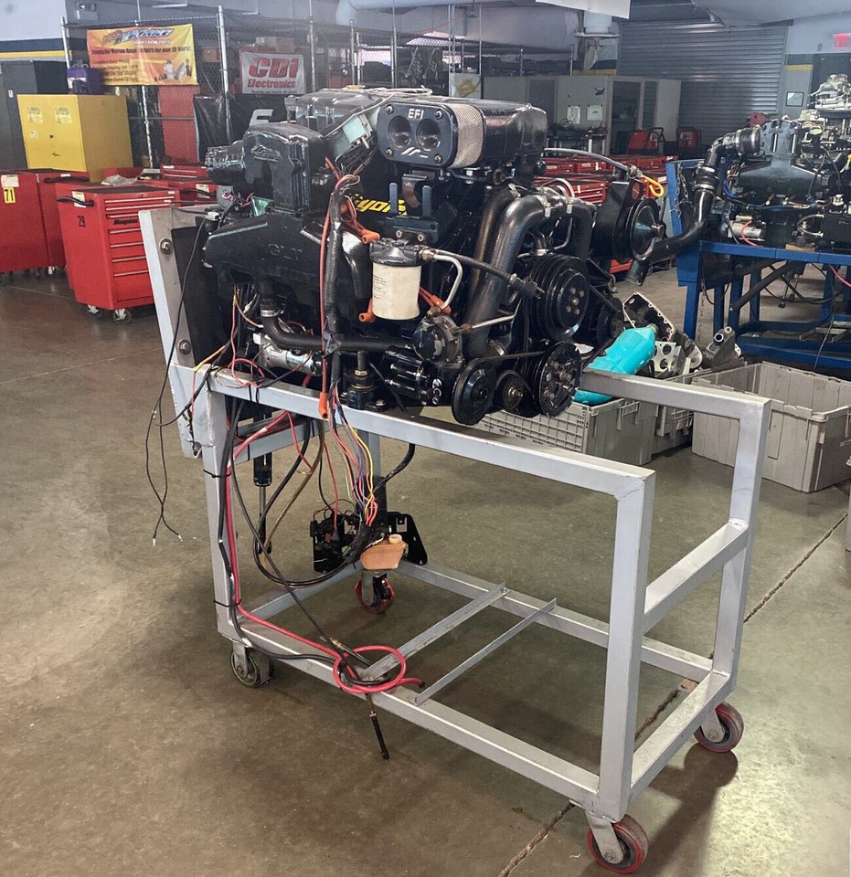 RACING DIESEL MARINE INBOARD RUNNING TEST ENGINE STAND MOUNT PRW PQX ...