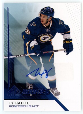 2014-15 SP Game Used Rookies Blue Ty Rattie Auto #123 | eBay