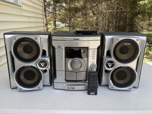 Sony MHC-GX25 Mini Hi-Fi Component Stereo System 3 CD Changer Cassette ...
