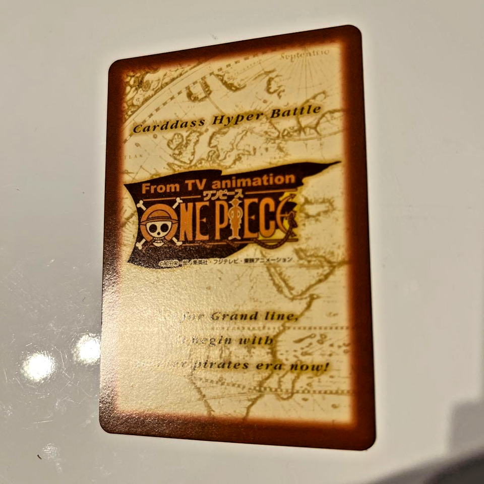 ONE PIECE Luffy Zoro Gold Carddass Hyper Battle Trading Card TCG Japan ...