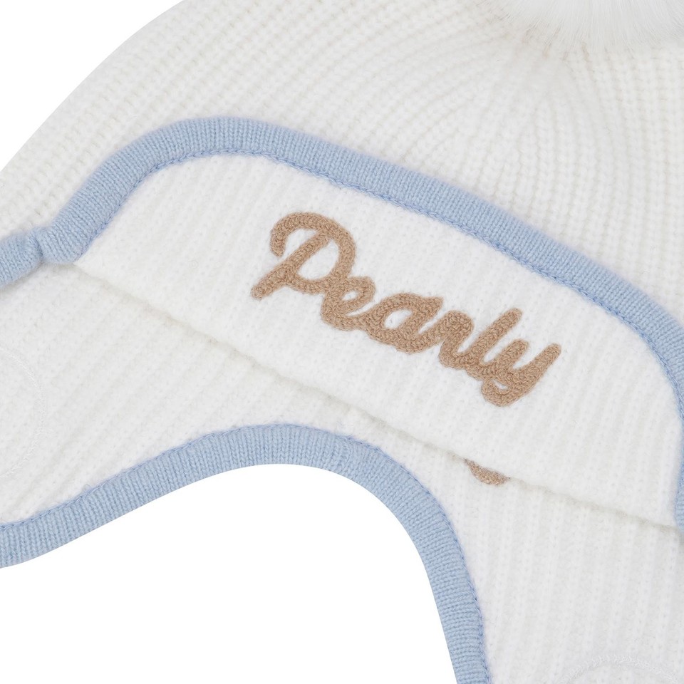 Genuine PEARLY GATES GOLF Womens Smile Pom Pom Knit Trapper Cap Hat | eBay