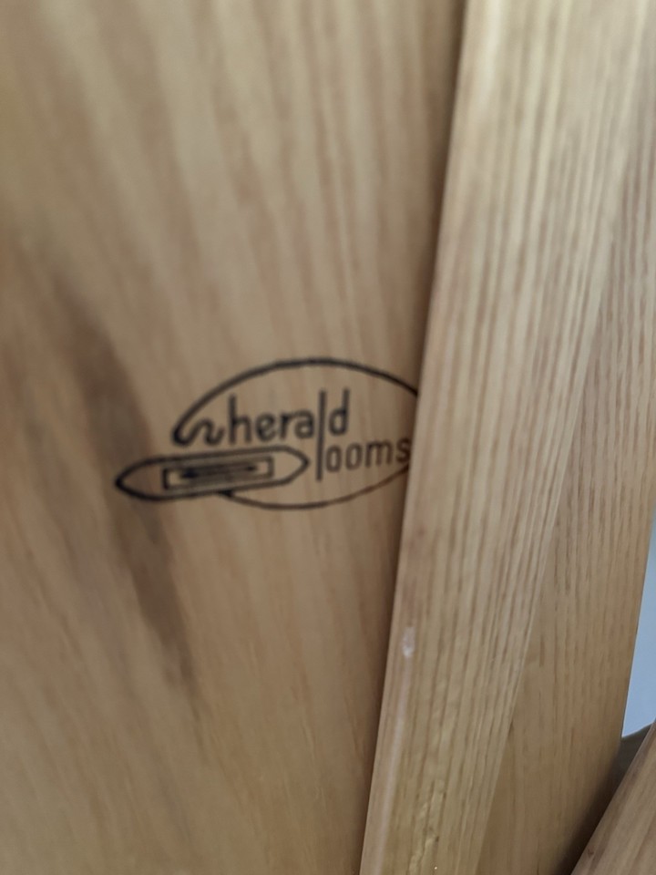 Herald Floor Loom Large Wooden & Yarn For Weaving Tapestries/Rugs 51 ...