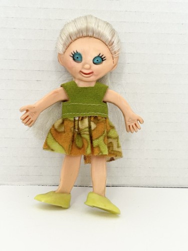 Vintage Flatsy Doll With Outfit & Shoes | eBay