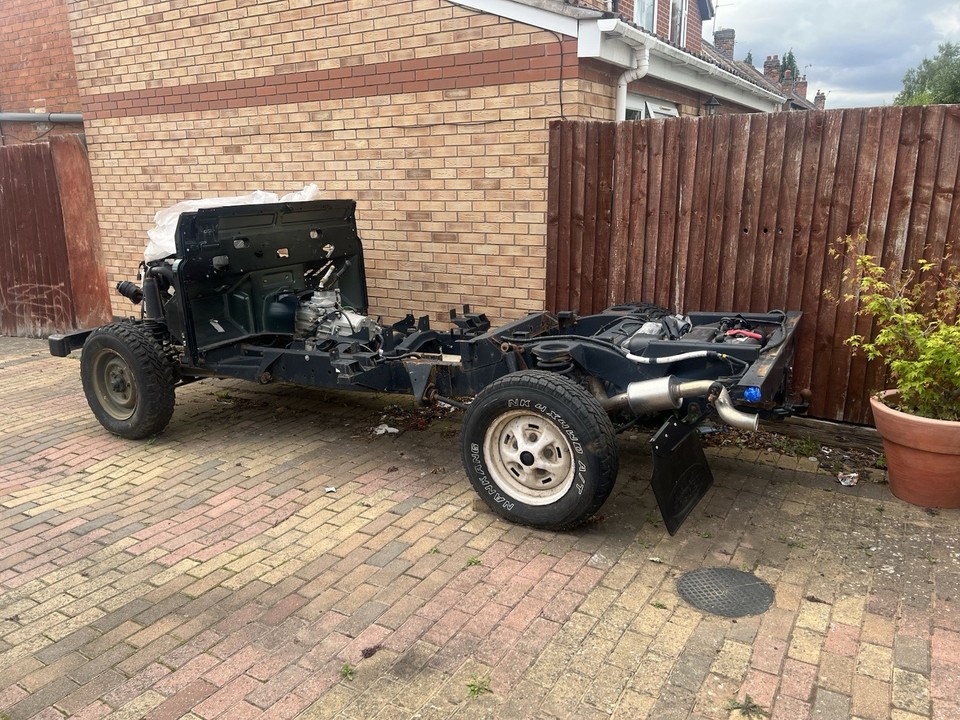 Land Rover Defender Puma 110 Chassis With Engine And Gearbox 2015 | eBay UK