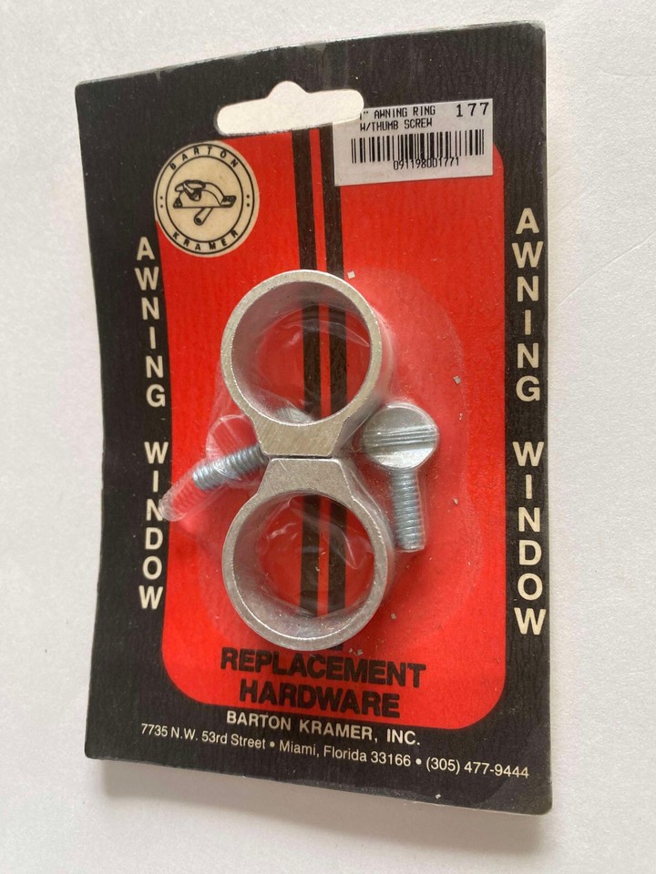 Barton Kramer 177 Doors Screens Windows 1" Awning Ring w/ Thumb Screw ...