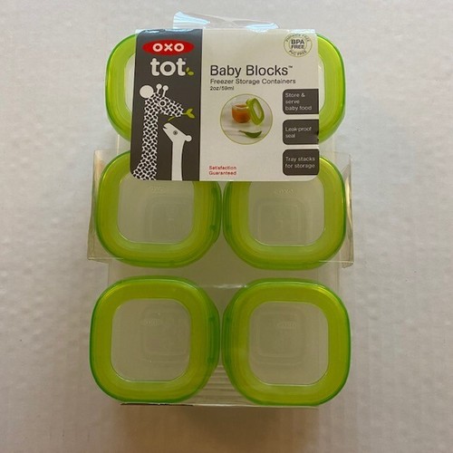 OXO Tot 6-Piece Baby Blocks Set Green | eBay