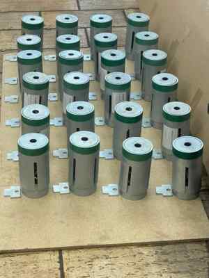 24 pcs Floor Anchor Pots Auto Frame Machines and Pulling Posts ...