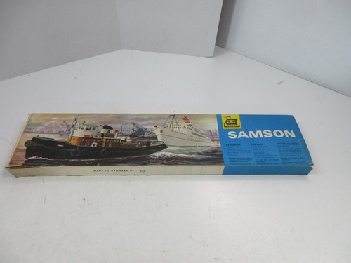 Samson Tugboat Vintage wooden Model Kit NIB NR 623 | eBay