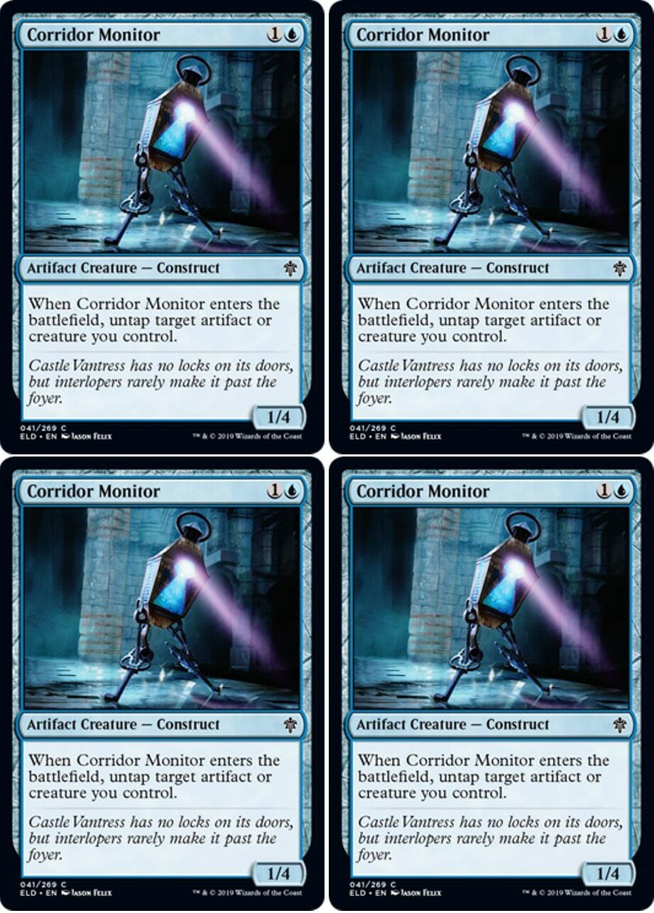 MTG - 4x CORRIDOR MONITOR - Throne of Eldraine (C) | eBay