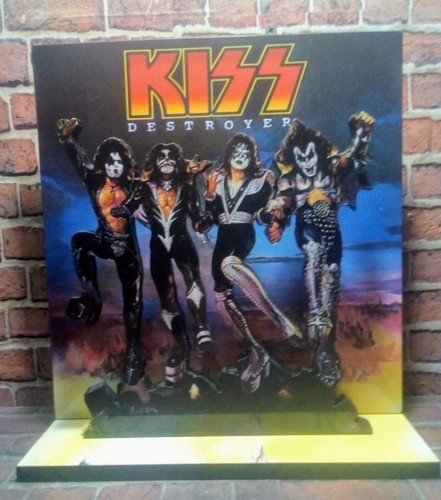 KISS Destroyer 10" x 10" DIORAMA Display STANDEE Figure Statue Doll Toy ...