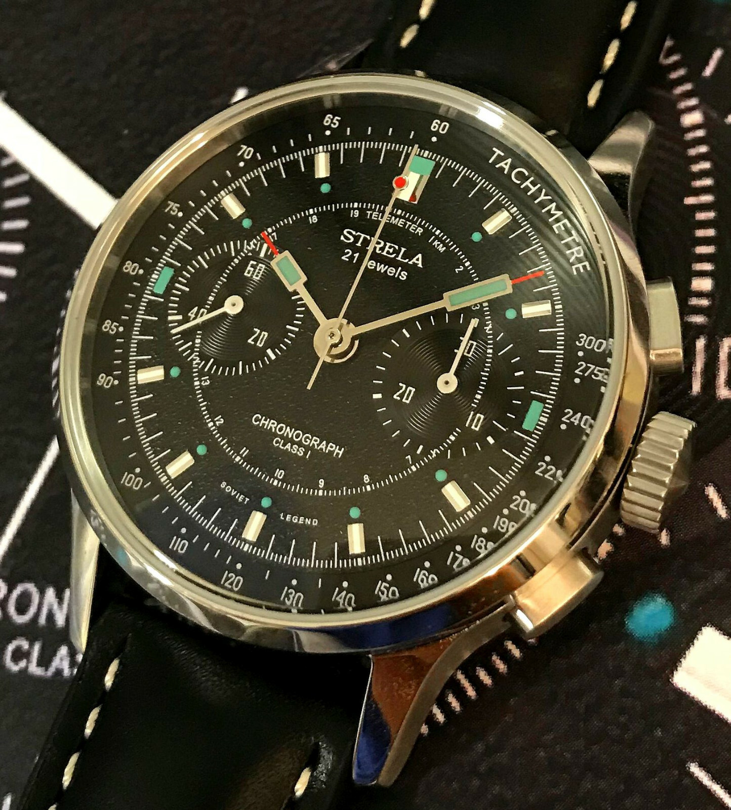 Strela Chronograph 40mm Cosmos CO40LABS Saphir | eBay