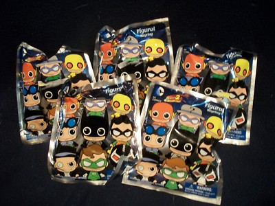 DC Comics 3D Figural Keyring Series 2 Lot of 5 Mystery Packs NEW SEALED ...