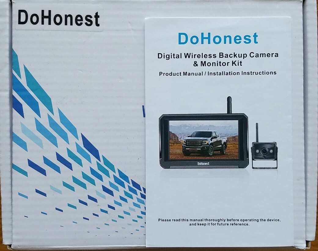 DoHonest HD Digital Wireless Backup Camera System, 5 Inch Display ...