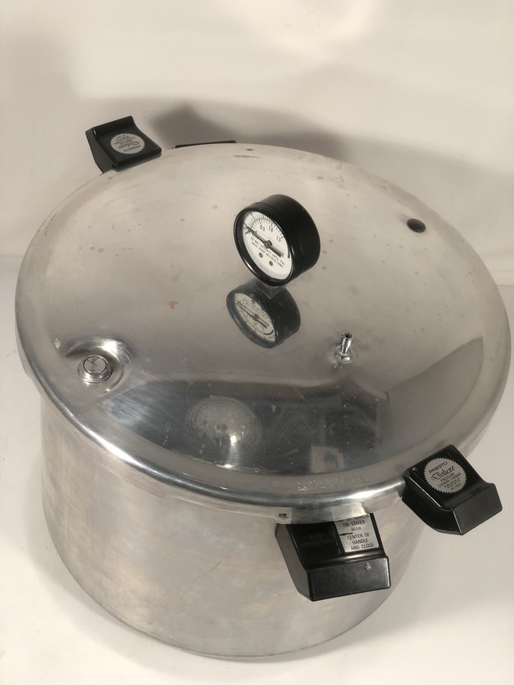 Vintage Presto Deluxe Pressure Canner Cooker 17 Qt Made In USA | eBay