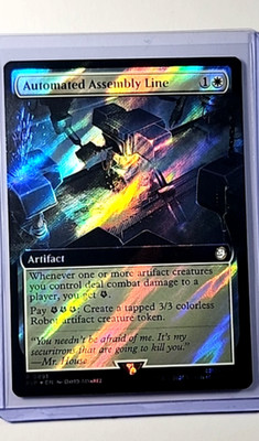 MTG Magic The Gathering Fallout Extended Art Surge Foil Automated ...