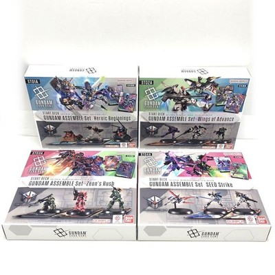 Gundam Card Game Start Deck Assemble 4PC ST01A ST02 ST03A ST04A Set of ...
