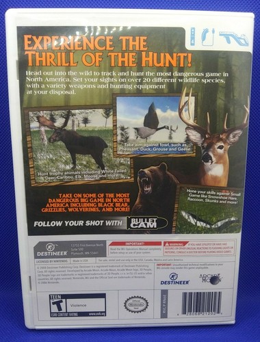 North American Hunting Extravaganza (Nintendo Wii, 2008 w/ Manual ...