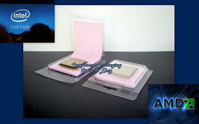 Intel AMD CPU's Processor Packaging Case for + A-Static Foam - Lot of ...