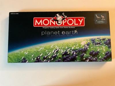 Planet Earth Monopoly Game Complete new open box | eBay
